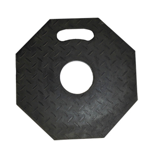 10 LBS Octagon Rubber Base for Delineators – DynaEngineering