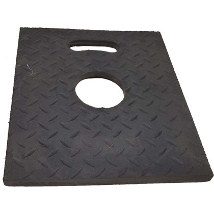 10 LBS Square Rubber Base for Delineators – DynaEngineering